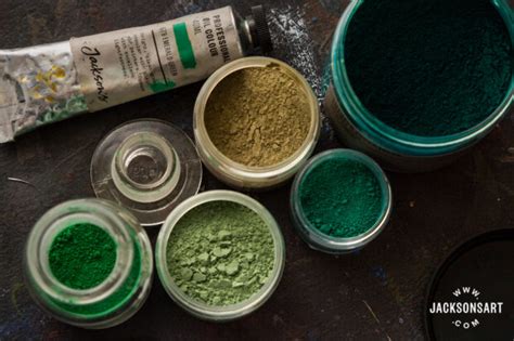 Pigment Colour Index Green Pigments Jacksons Art Blog