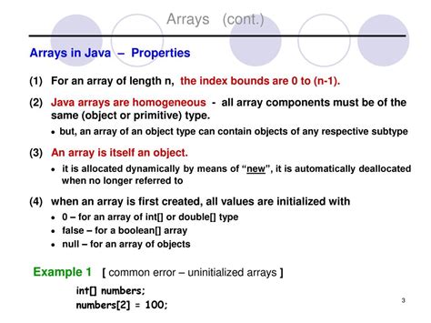 Arrays Review Cse 2011 Winter May Ppt Download