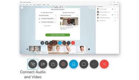 ミーティング Cisco Webex Meetings の音声とビデオに接続する