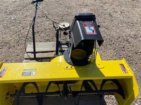 John Deere Lawn Tractor Snow Blower Attachment At Shawn Keim Blog