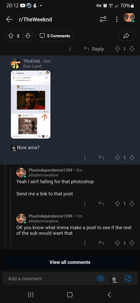 What Do You Guys Think Should I Do It Rtheweeknd