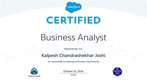 Kalpesh Joshi On Linkedin Salesforceba Salesforcecertified