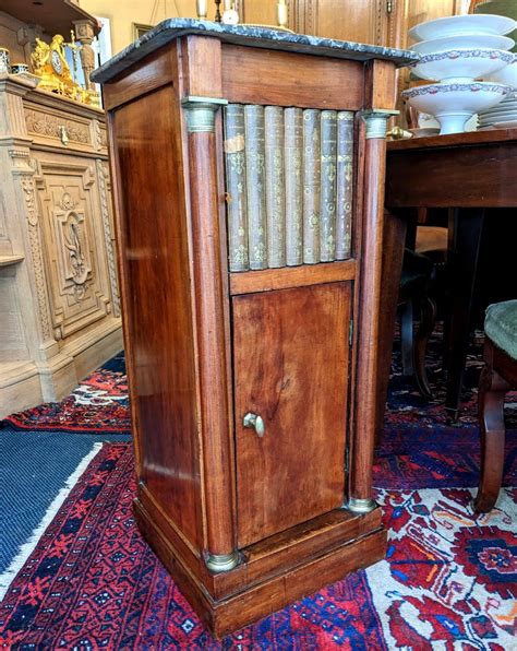 Proantic Empire Period Bedside In Cherry