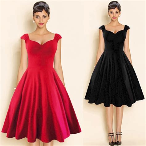 Top Sale Summer Style Retro Audrey Hepburn Vestidos Woman Vintage Dress