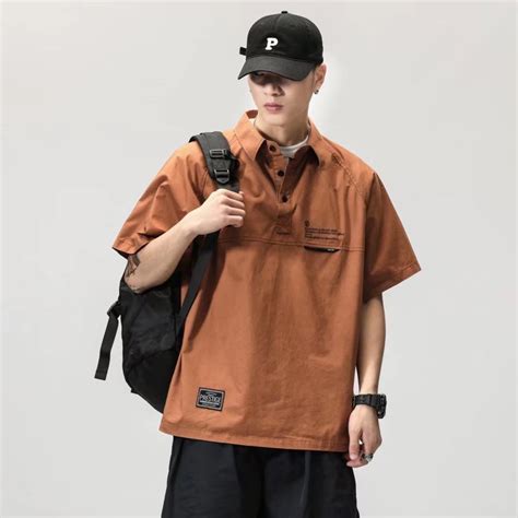 남성용 100 코튼 밀리터리 셔츠 캐주얼 드레스 반팔 슬림 탑 작업 셔츠 남성 솔리드 여름 남자 헐렁한 캐주얼 의류