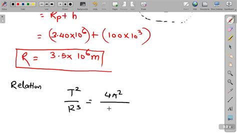 Solved What Is The Period In Hours Of A Satellite Circling Mars 100 Km Above The Planets