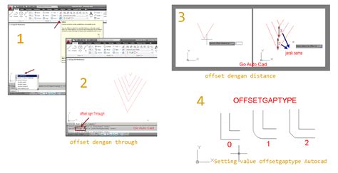 Post 34 Mengenal Offset Dan Fungsinya Pada Autocad Go Auto Cad