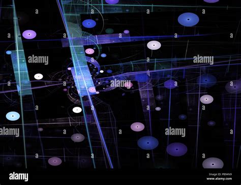 Abstract Technology D Illustration Stock Photo Alamy