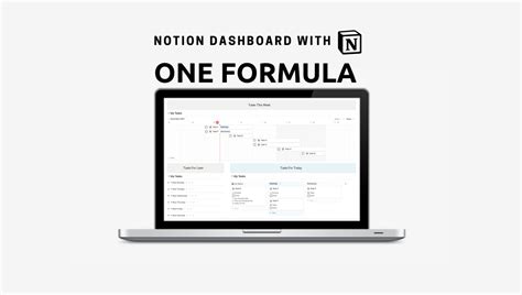 This Notion Dashboard Was Made With One Formula — Red Gregory