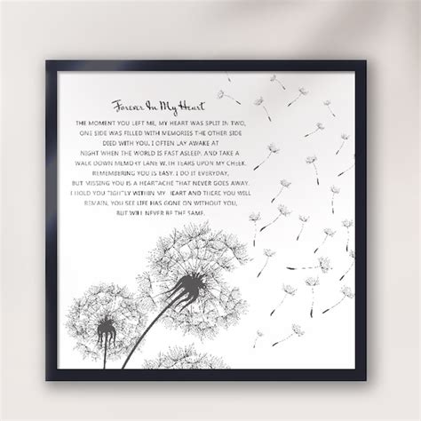 Forever In My Heart Etsy