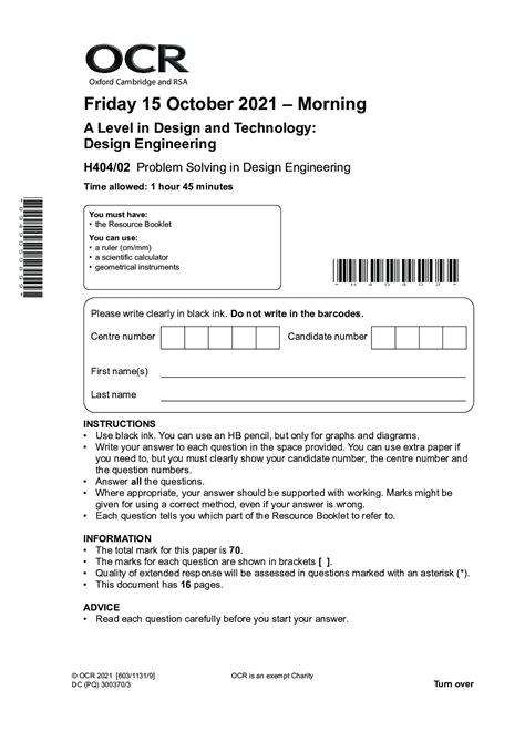 Aqa Gcse Combined Science Trilogy 8464b1h Biology Paper 1h Mark Scheme June 2020 Version 10