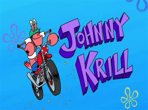 Spongebuddy Mania Spongebob Characters Johnny Krill