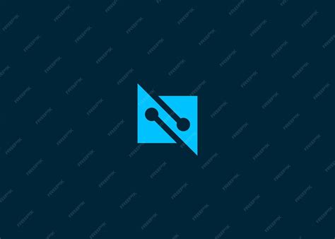 Premium Vector Letter N Tech Logo Design Vector Illustration Template