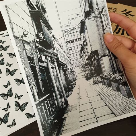 قیمت و خرید کاغذ رنگی دریا مدل اسکرپ بوک طرح انیمه وینتج مجموعه 8 عددی