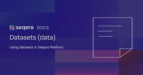 Datasets Seqera Docs