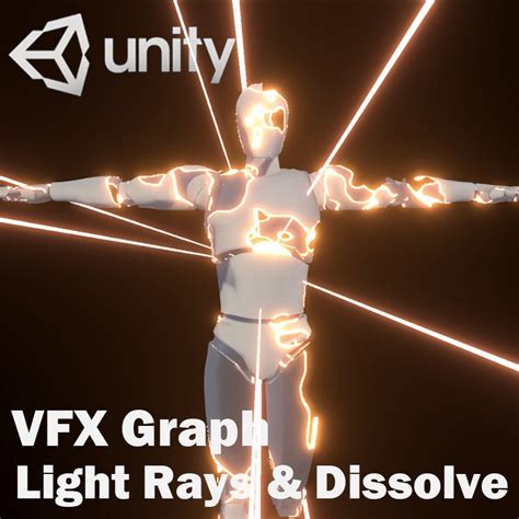 Unity Vfx Graphlight Rays Dissolve By Eric Wang Unity Vfx Artist