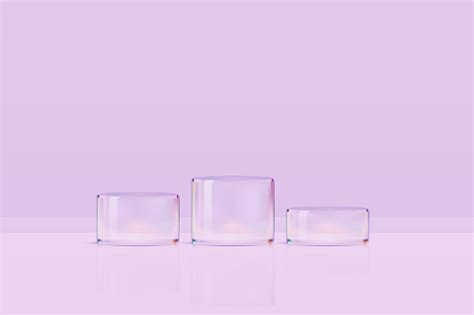 3d 유리 연단 뷰티 제품 디스플레이 화장품 최소 장면 벡터 화장품 촉진 단계 강단에 대한 스톡 벡터 아트 및 기타 이미지 강단 받침대 유리 재료 Istock