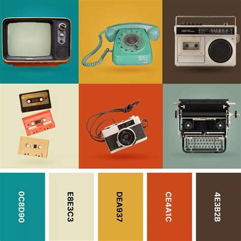 Pin By Chiara Schepis On Wayfinding In 2025 Retro Color Palette Vintage Colour Palette Color