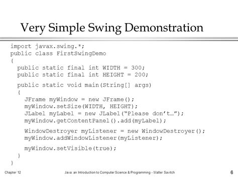 Chapter 12java An Introduction To Computer Science And Programming