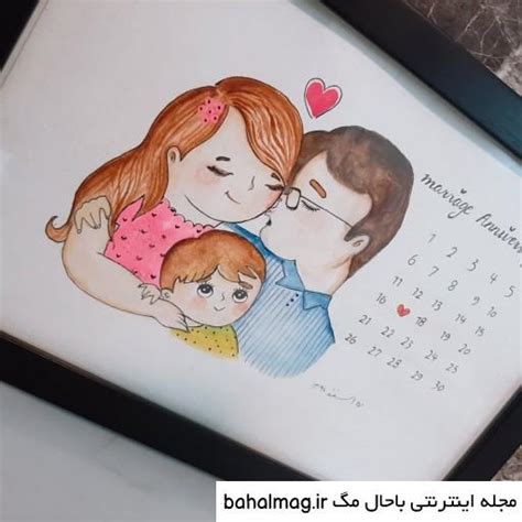 عکس خانوادگی نقاشی ️ بهترین تصاویر