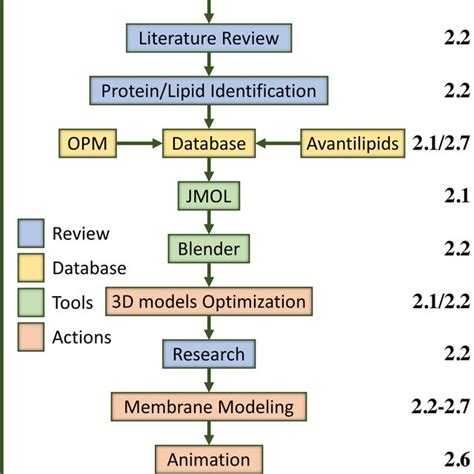 The Membrane Modelling Workflow Showing The Cyclic Characteristic Of