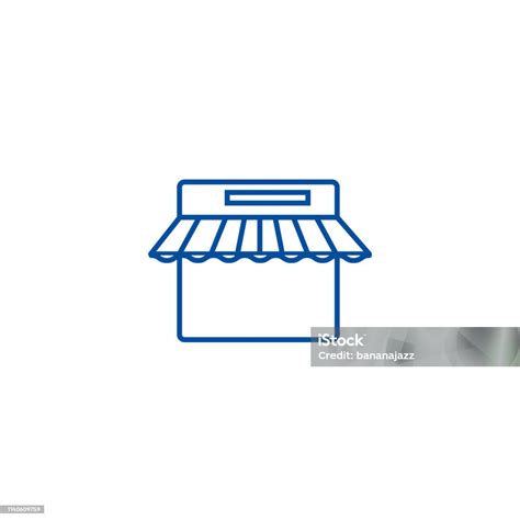 전자 상거래 인터넷 상점 라인 아이콘 개념입니다 전자 상거래 인터넷 상점 평면 벡터 기호 기호 개요 그림 3차원 형태에 대한 스톡 벡터 아트 및 기타 이미지 Istock