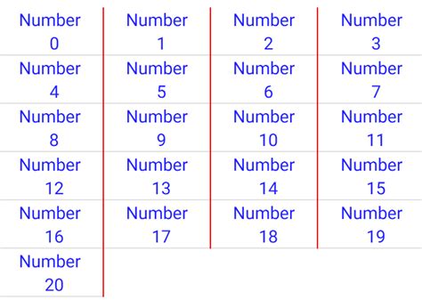 Android How Can I Display Horizontal And Vertical Dividers Between Items In The