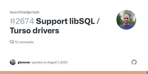 Support Libsql Turso Drivers · Issue 2674 · Launchbadgesqlx · Github