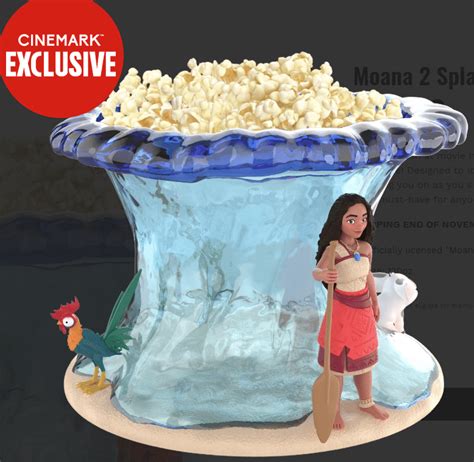 Moana 2 Popcorn Bucket And Popcorn Necklace Now Available At Cinemark