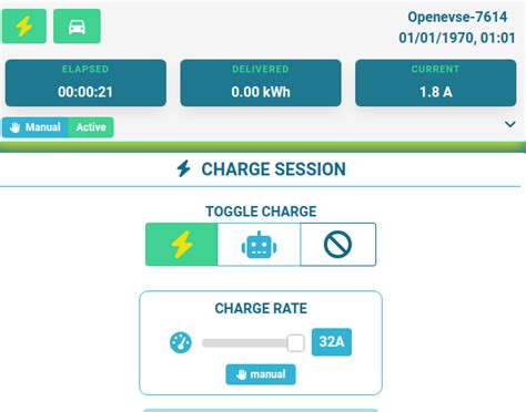 Unable To Cancel Manual Override Using X Button · Issue 735 · Openevseopenevseesp32