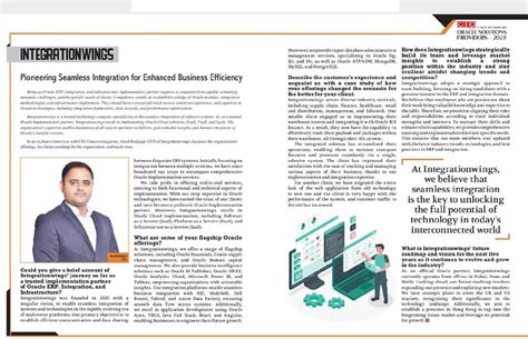 Integrationwings On Linkedin Oracle Business