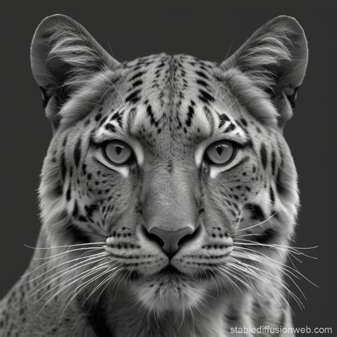 Big Cat Nose Height Map Bitmap Grayscale Stable Diffusion Online