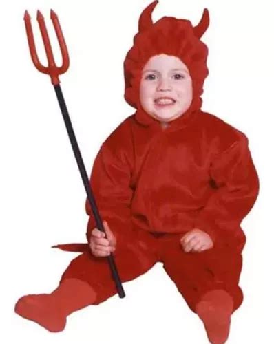 Disfraz Diablito Halloween Bebé Mameluco 12 24 Meses Meses Sin Intereses