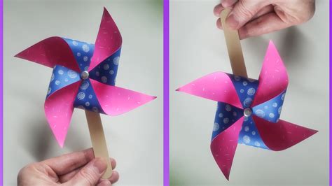 How To Make A Paper Windmill Step By Step