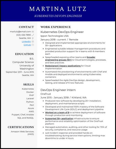 3 Kubernetes Resume Examples That Got The Job In 2023
