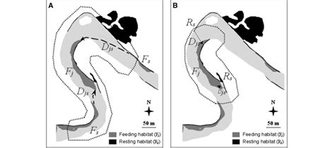 Two Proximity Indexes Calculated For A Focal Patch F J The Dashed