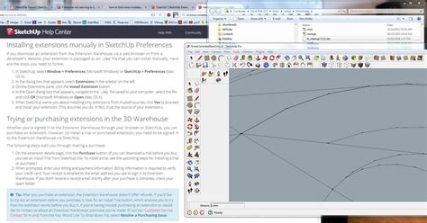 How To Install An Extension Tutorial Extension Warehouse SketchUp Community