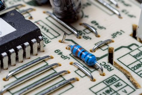 Premium Photo Electronic Radio Components Of Circuit Board