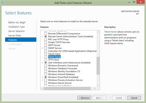 Ssh Telnet On Windows Server 2012 Server Fault
