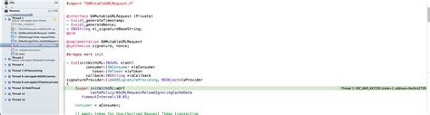 Ios Error Excbadaccess And Unrecognised Selector Sent To Instance