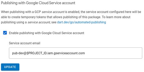 Automated Publishing Of Packages To Pubdev Dart