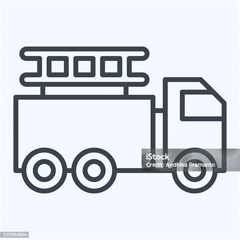 아이콘 소방차 전송 기호와 관련이 있습니다 선 스타일 디자인 편집 가능 0명에 대한 스톡 벡터 아트 및 기타 이미지 0명 건축물 공장 산업 건물 Istock