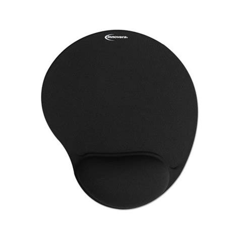 Innovera Mouse Pad With Fabric Covered Gel Wrist Rest Ivr50448