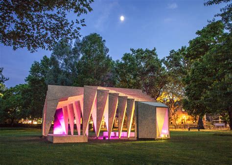 Ipt Architects Creates Rib Cage Like Pavilion Using Wooden Frames