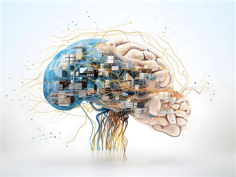 Premium Ai Image Illustration Of A Brain With Interconnected Neural
