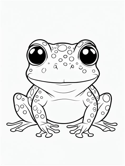 Whimsical Frog Prince Illustration For Coloring Book Pages Playground