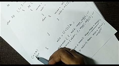 Finding Maximum And Minimumdivide And Conqueralgorithmdaatime Complexity Youtube