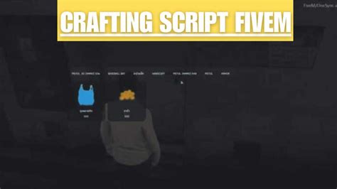 Crafting Script Fivem Fivem Store