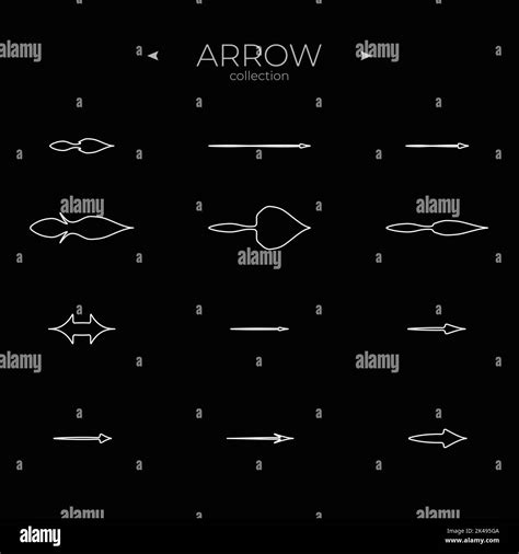 Line Arrow Icon Set Universal Arrow Icon Arrow Basic UI Elements To Use In Web And Mobile UI