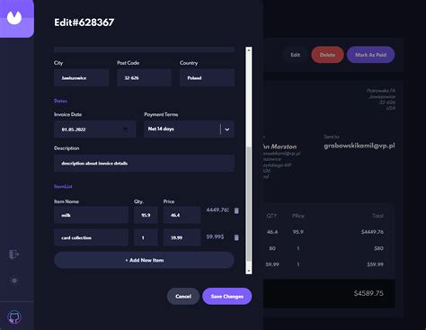 Github Grabowskikamil112invoiceapp Frontend Application For Storing